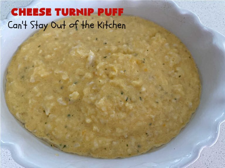 Cheese Turnip Puff – Can't Stay Out of the Kitchen