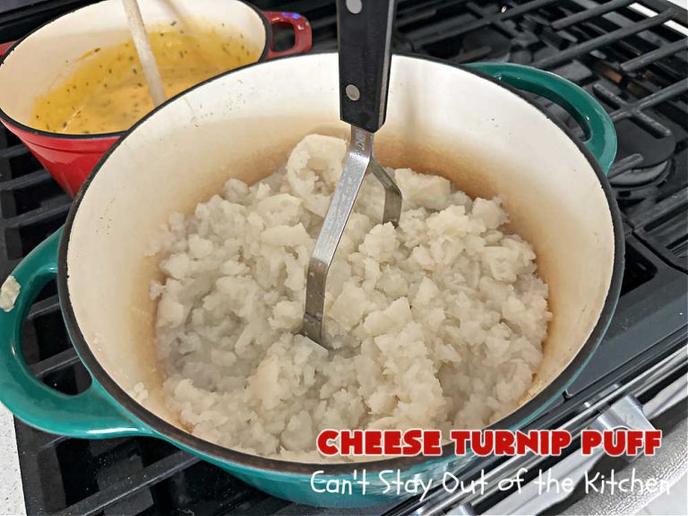 Cheese Turnip Puff – Can't Stay Out of the Kitchen