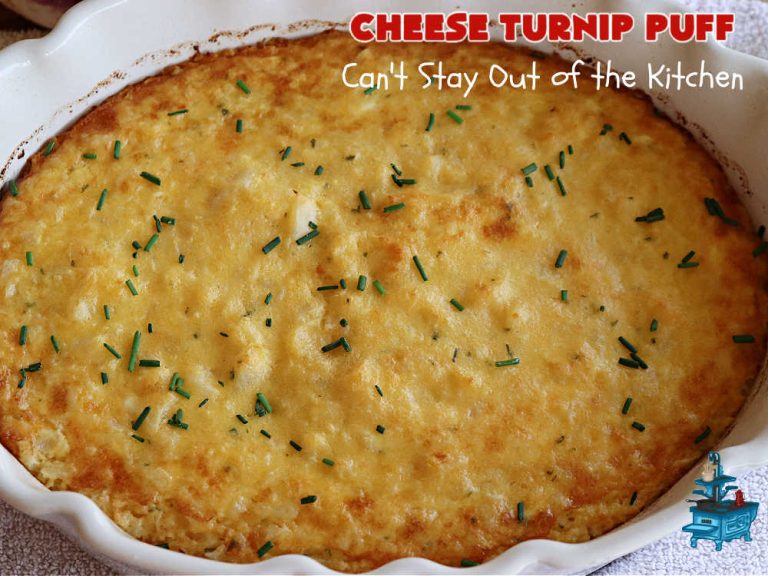Cheese Turnip Puff – Can't Stay Out of the Kitchen