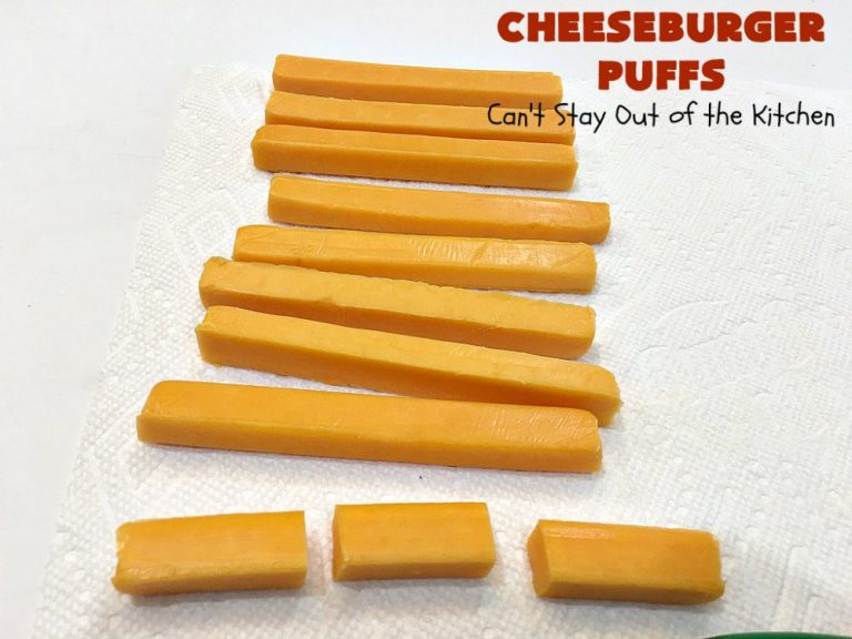 Cheeseburger Puffs – Can't Stay Out of the Kitchen
