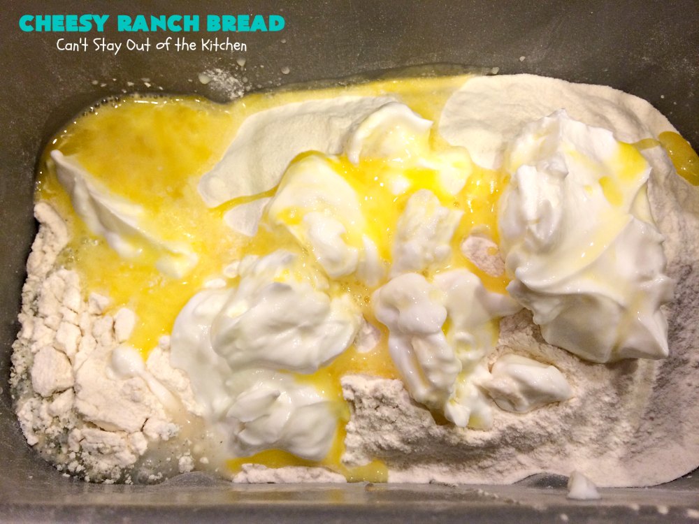 Cheesy Ranch Bread – Can't Stay Out of the Kitchen