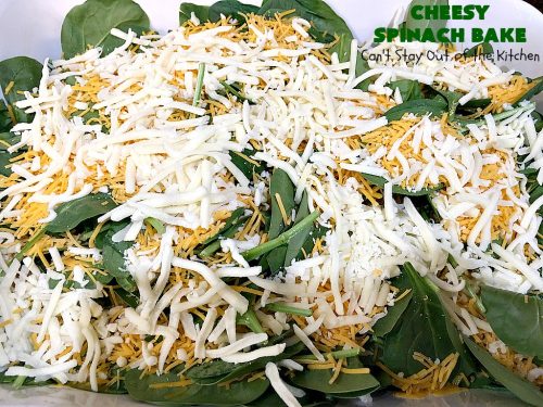 Cheesy Spinach Bake – Can't Stay Out of the Kitchen