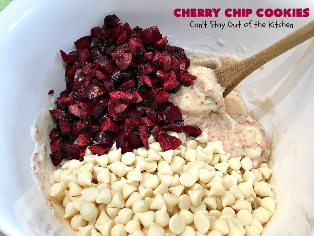 Cherry Chip Cookies – Can't Stay Out of the Kitchen