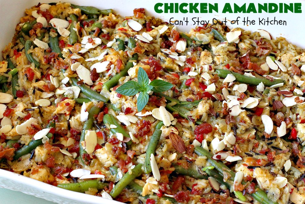 Chicken Amandine – Can't Stay Out of the Kitchen