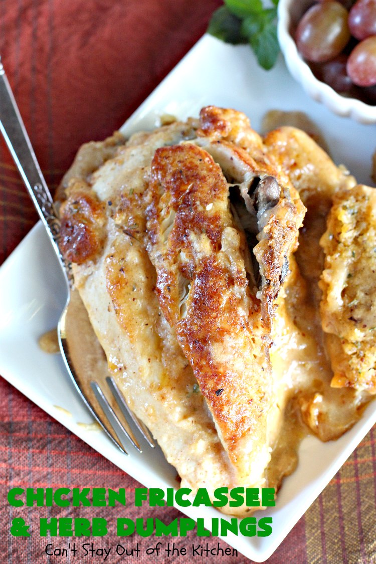 Chicken Fricassee and Herb Dumplings – IMG_5660 – Can't Stay Out of the ...