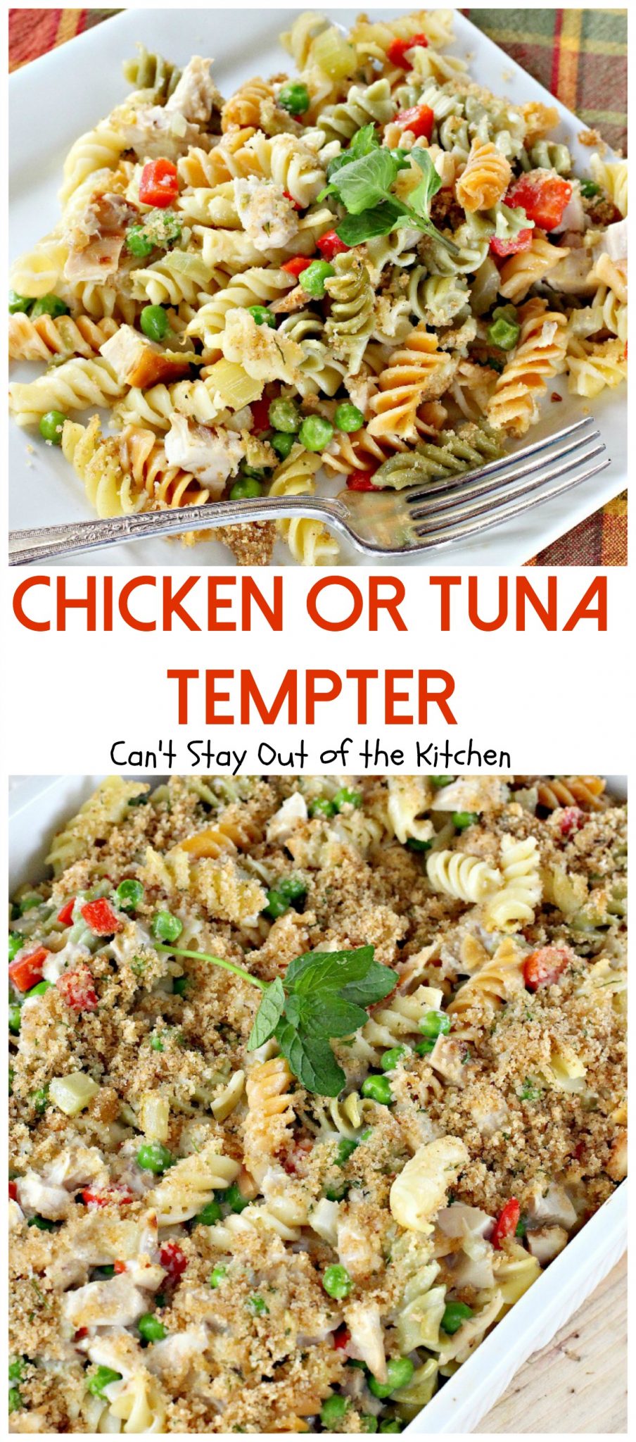 Chicken or Tuna Tempter – Can't Stay Out of the Kitchen