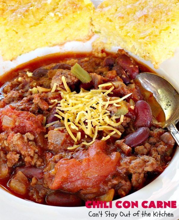 Chili Con Carne – Can't Stay Out of the Kitchen