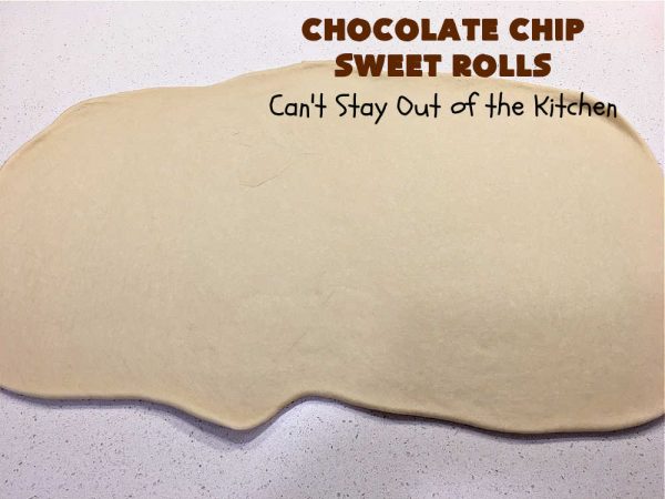 Chocolate Chip Sweet Rolls – Can't Stay Out of the Kitchen