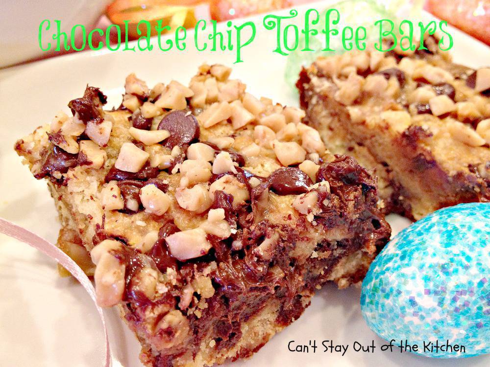 Chocolate Chip Toffee Bars – IMG_0630 – Can't Stay Out of the Kitchen