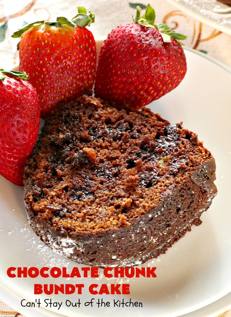 Chocolate Chunk Bundt Cake – IMG_6721 – Can't Stay Out of the Kitchen