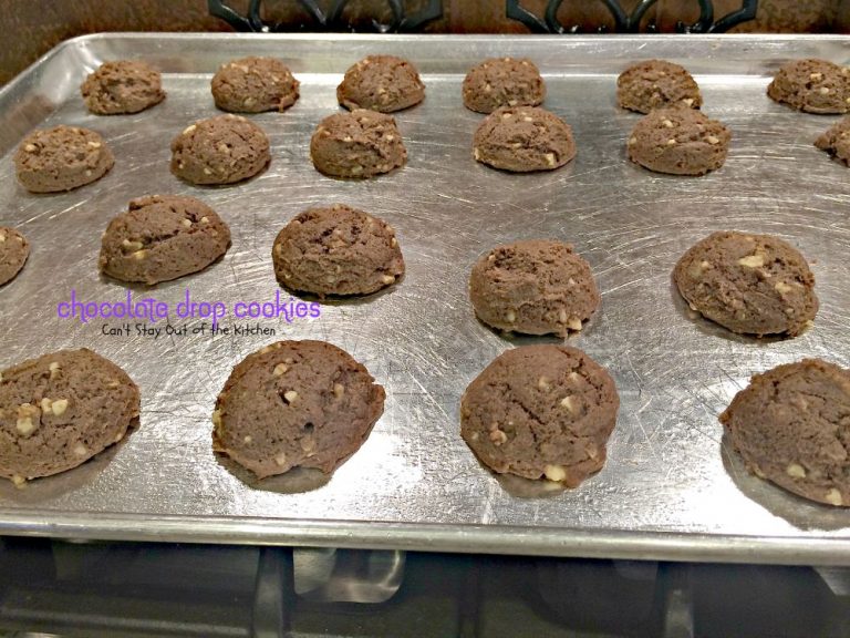 Chocolate Drop Cookies – Can't Stay Out of the Kitchen
