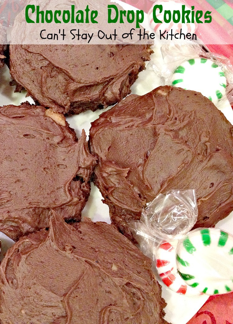 Chocolate Drop Cookies – Recipe Pix 16 831 – Can't Stay Out of the Kitchen