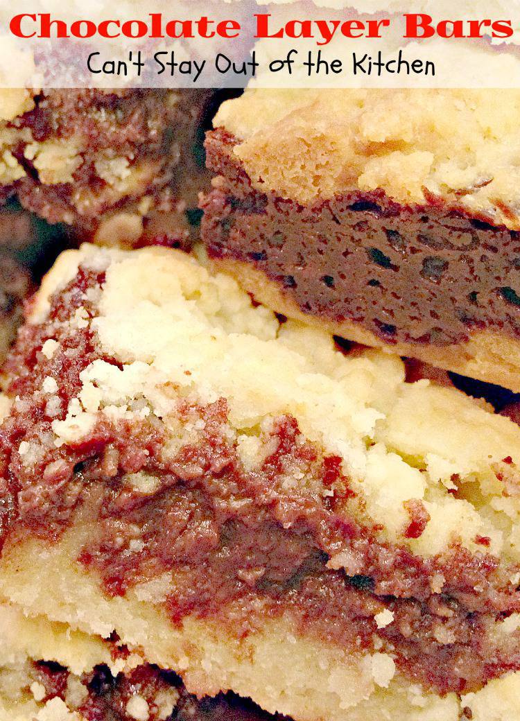 Chocolate Layer Bars – Recipe Pix 19 200 – Can't Stay Out of the Kitchen