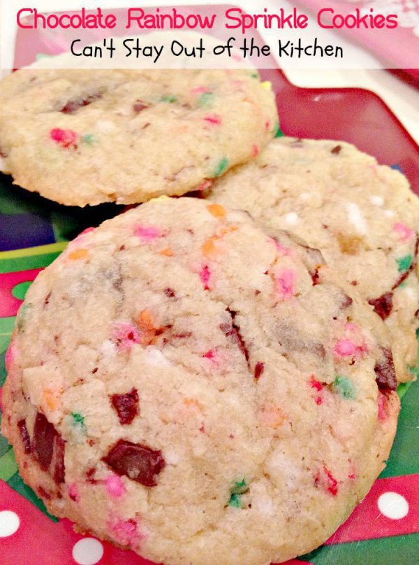 Chocolate Rainbow Sprinkle Cookies – Recipe Pix 16 195 – Can't Stay Out ...