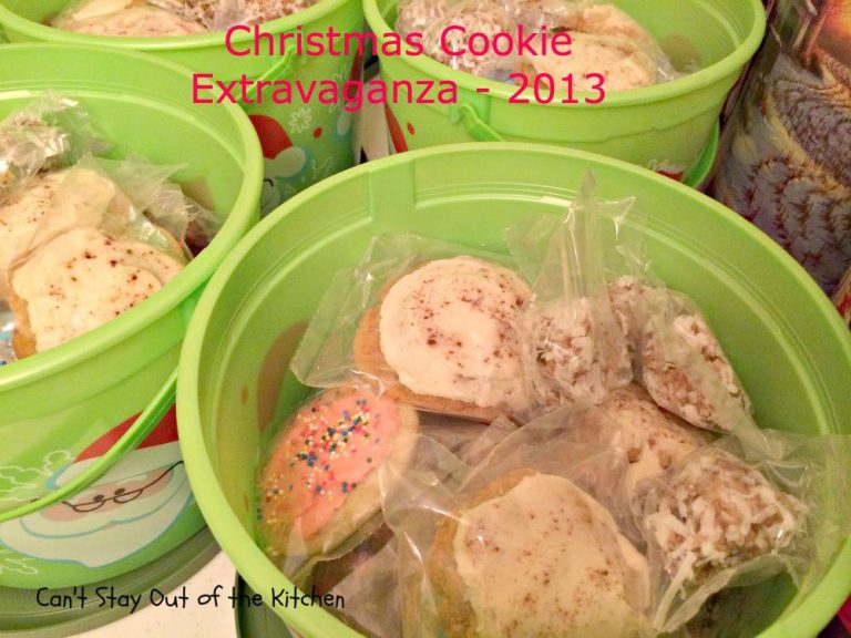 Christmas Cookie Extravaganza – 2013 – Can't Stay Out of the Kitchen