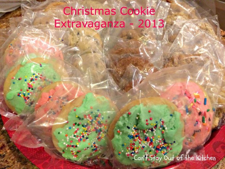 Christmas Cookie Extravaganza – 2013 – Can't Stay Out of the Kitchen