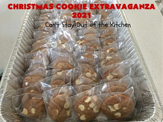 Christmas Cookie Extravaganza – 2021 – Can't Stay Out of the Kitchen