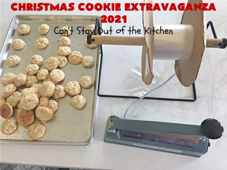 Christmas Cookie Extravaganza – 2021 – Can't Stay Out of the Kitchen