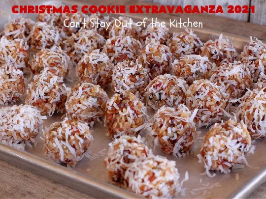 Christmas Cookie Extravaganza – 2021 – Can't Stay Out of the Kitchen