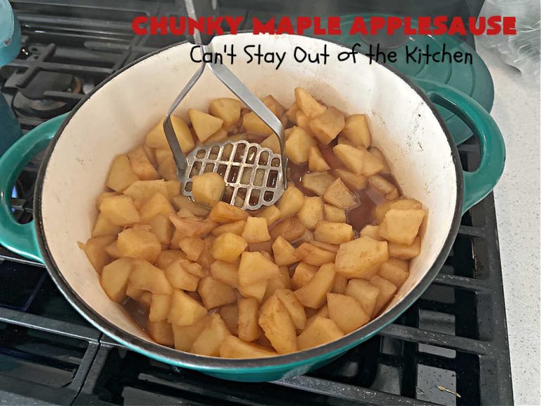 Chunky Maple Applesauce – Can't Stay Out of the Kitchen