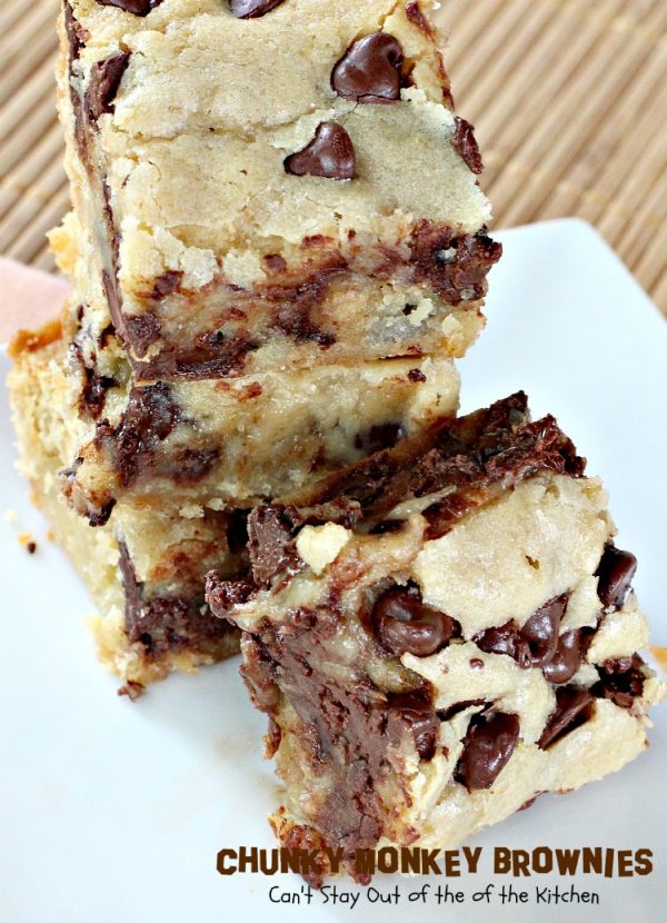 Chunky Monkey Brownies – Can't Stay Out of the Kitchen