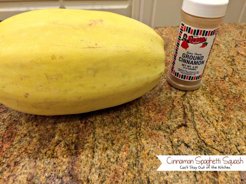 Cinnamon Spaghetti Squash – Can't Stay Out of the Kitchen