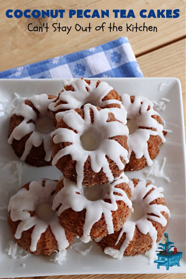 Coconut Pecan Tea Cakes – Can't Stay Out of the Kitchen