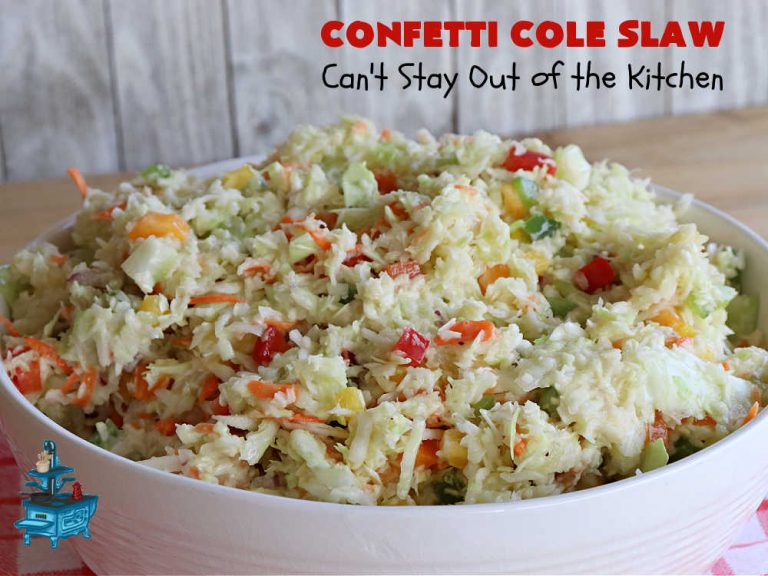 Confetti Cole Slaw – Can't Stay Out of the Kitchen