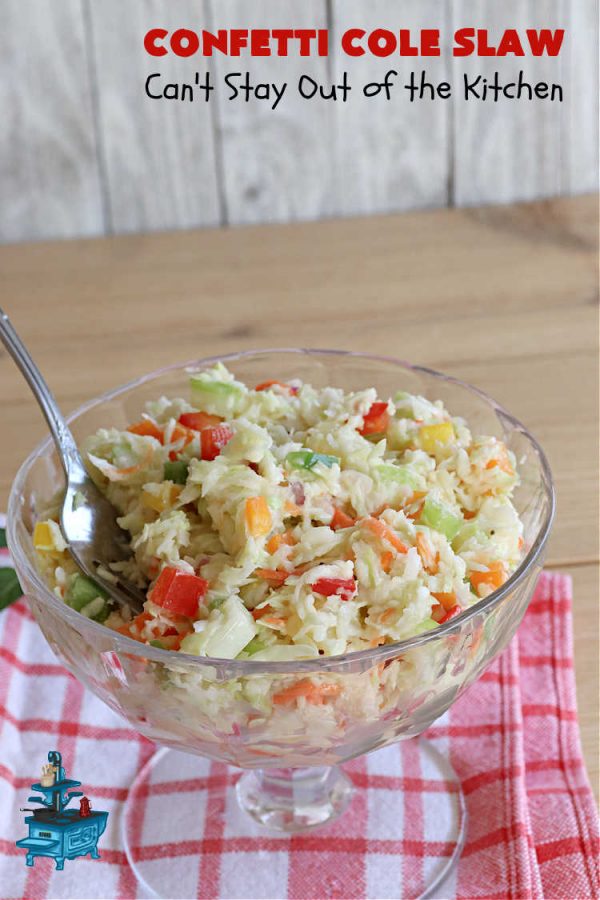Confetti Cole Slaw – Can't Stay Out of the Kitchen