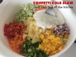Confetti Cole Slaw – Can't Stay Out of the Kitchen
