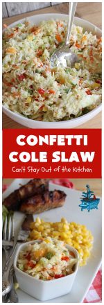 Confetti Cole Slaw – Can't Stay Out of the Kitchen