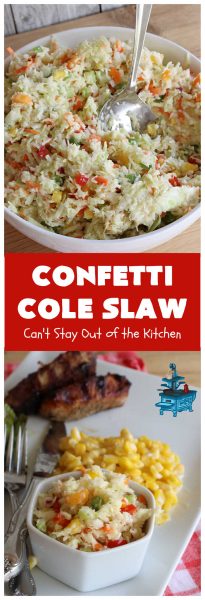 Confetti Cole Slaw – Can't Stay Out of the Kitchen
