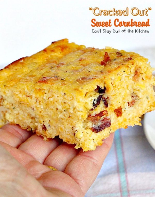 Cracked Out Sweet Cornbread – Can't Stay Out of the Kitchen