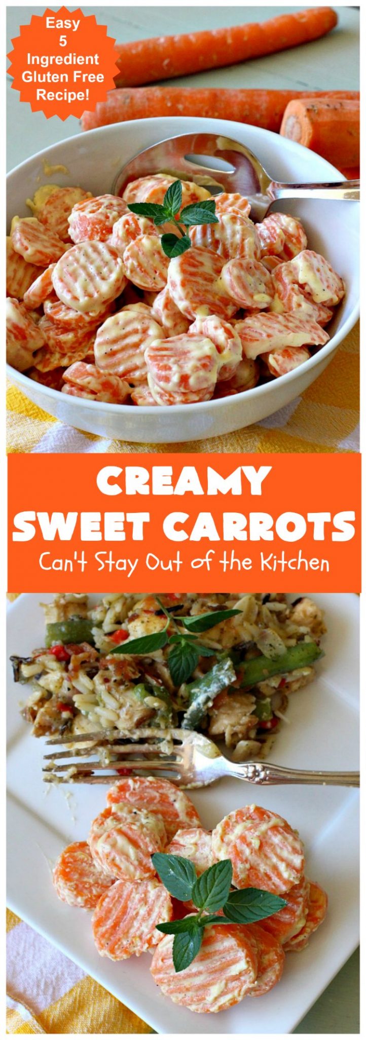 Creamy Sweet Carrots – Can't Stay Out of the Kitchen