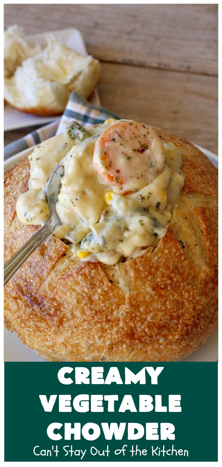 Creamy Vegetable Chowder – Can't Stay Out of the Kitchen