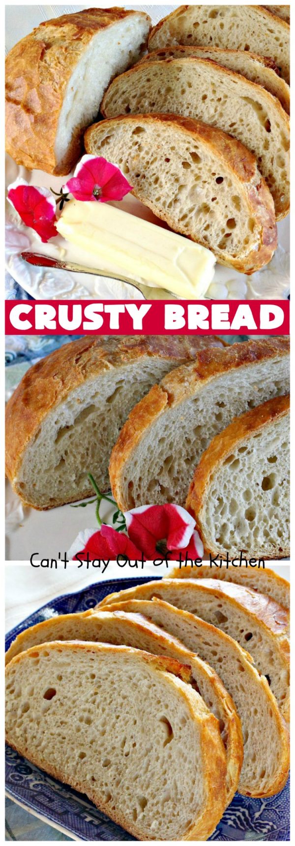 Crusty Bread – Can't Stay Out of the Kitchen