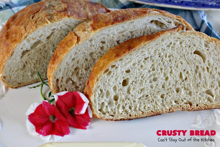 Crusty Bread – Can't Stay Out of the Kitchen