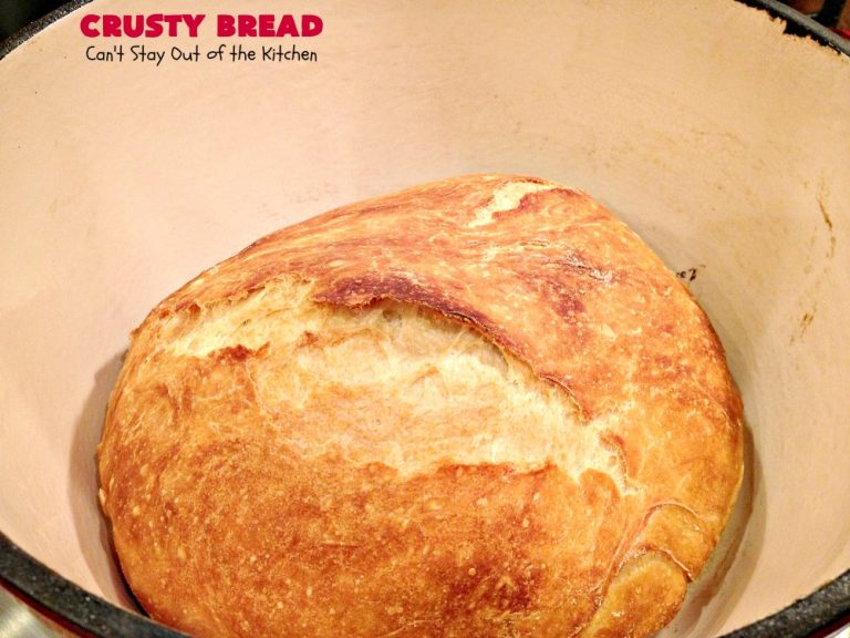 Crusty Bread – Can't Stay Out of the Kitchen