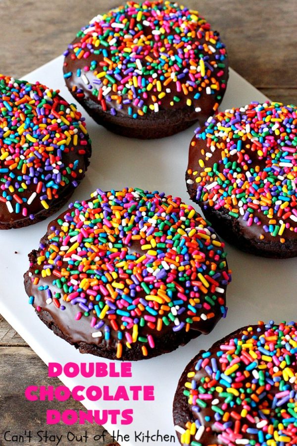 Double Chocolate Donuts – Can't Stay Out of the Kitchen