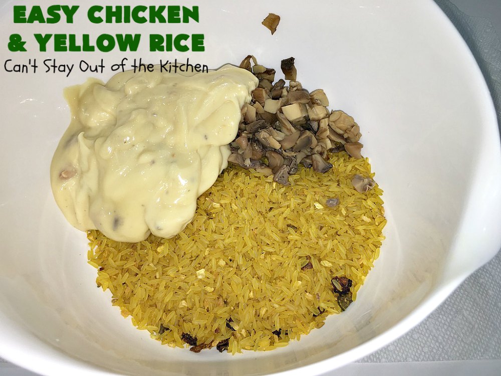Easy Chicken and Yellow Rice – Can't Stay Out of the Kitchen