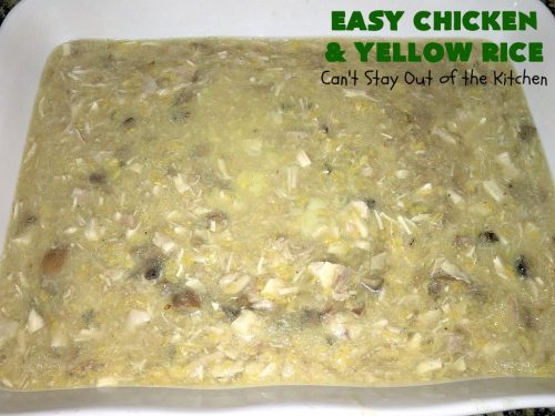 Easy Chicken and Yellow Rice – Can't Stay Out of the Kitchen
