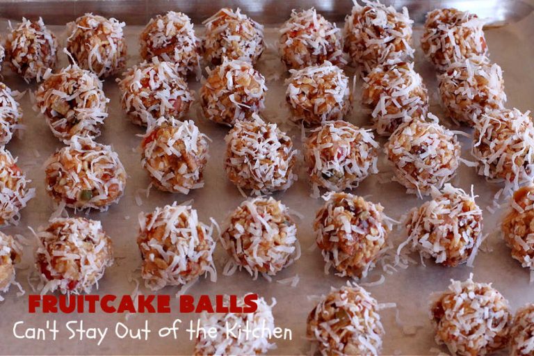 Fruitcake Balls – Can't Stay Out of the Kitchen