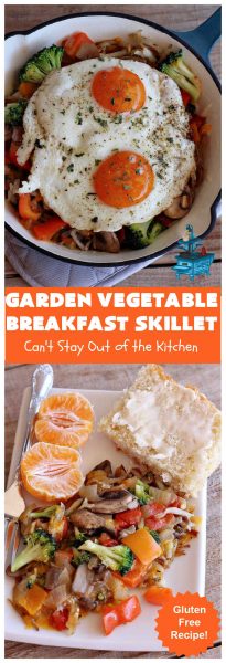 Garden Vegetable Breakfast Skillet – Can't Stay Out of the Kitchen