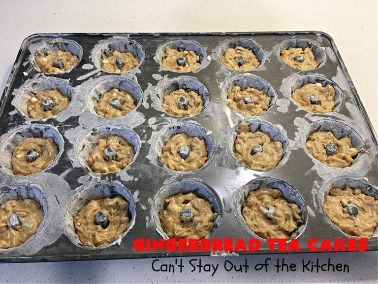 Gingerbread Tea Cakes – Can't Stay Out of the Kitchen