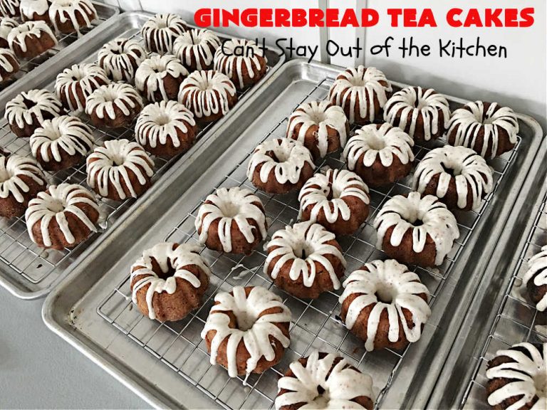Gingerbread Tea Cakes – Can't Stay Out of the Kitchen