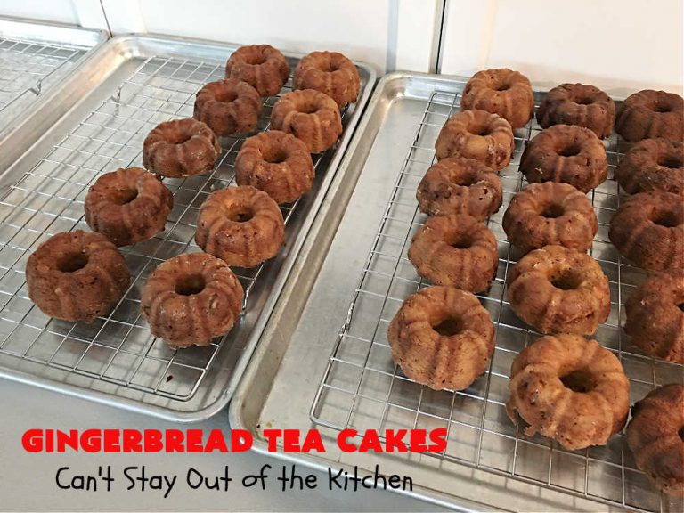 Gingerbread Tea Cakes – Can't Stay Out of the Kitchen