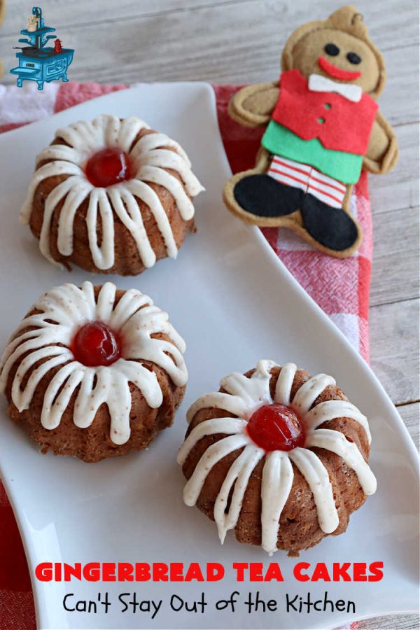 Gingerbread Tea Cakes – Can't Stay Out of the Kitchen