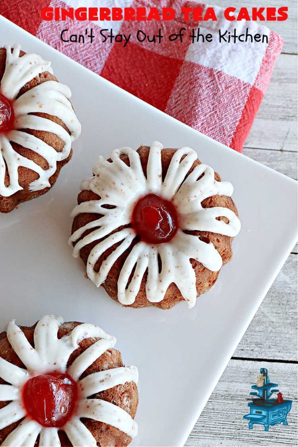 Gingerbread Tea Cakes – Can't Stay Out of the Kitchen