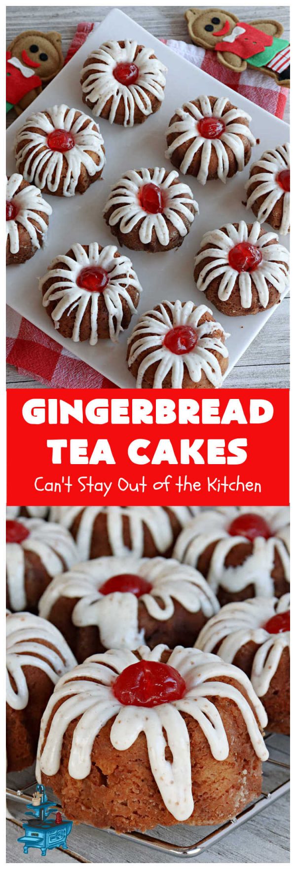 Gingerbread Tea Cakes – Can't Stay Out of the Kitchen