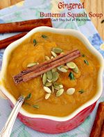 Gingered Butternut Squash Soup – Can't Stay Out of the Kitchen